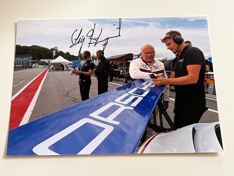 Stig Blomqvist autograf, svensk rallyförare (bl.. | Köp på Tradera ...