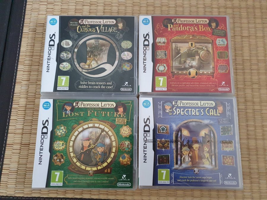 Professor Layton - Komplett Samling till DS | Köp på Tradera (711815960)