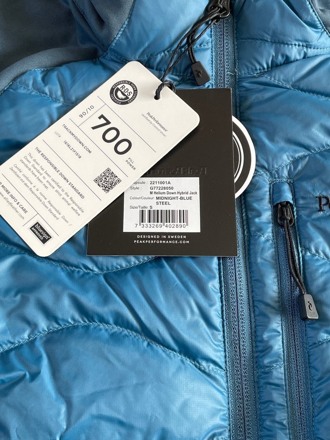 Helt ny Peak performance helium down hybrid jac.. | Köp på Tradera ...