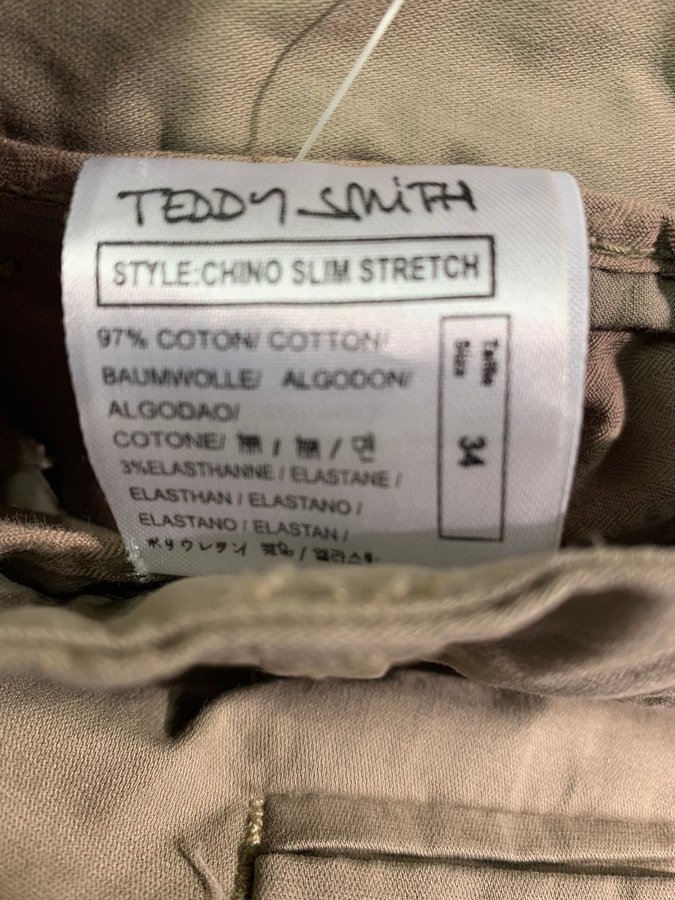 Teddy Smith beiga chinos, storlek 34-tum W34 L32 | Köp på Tradera ...