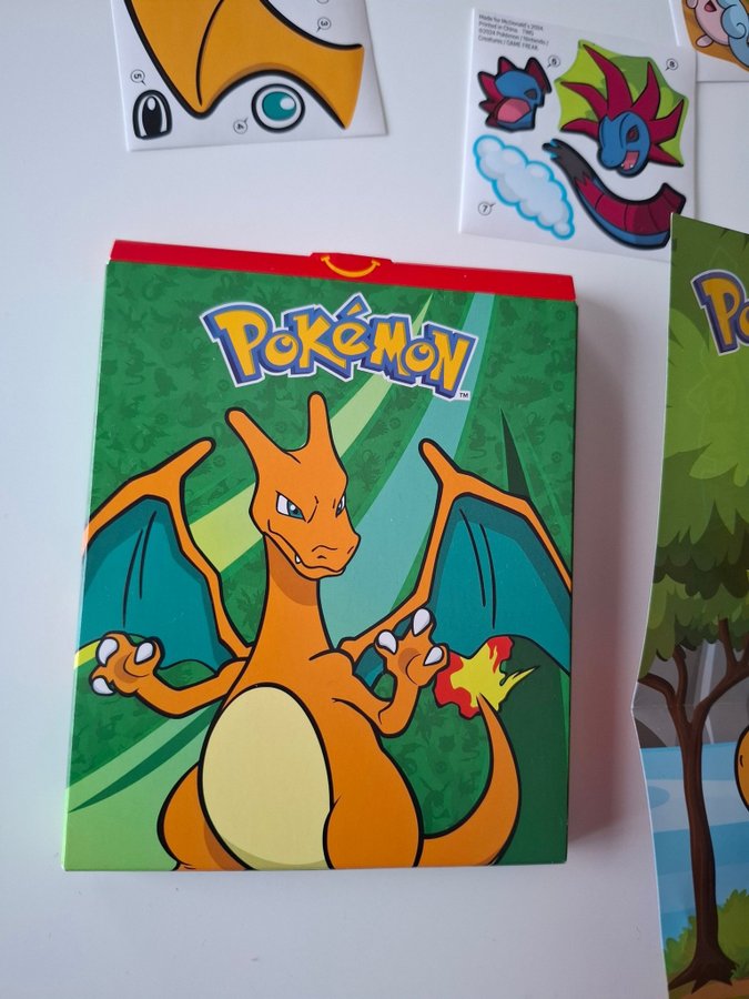 Pokémon mini poster med stickers från McDonalds.. | Köp på Tradera ...