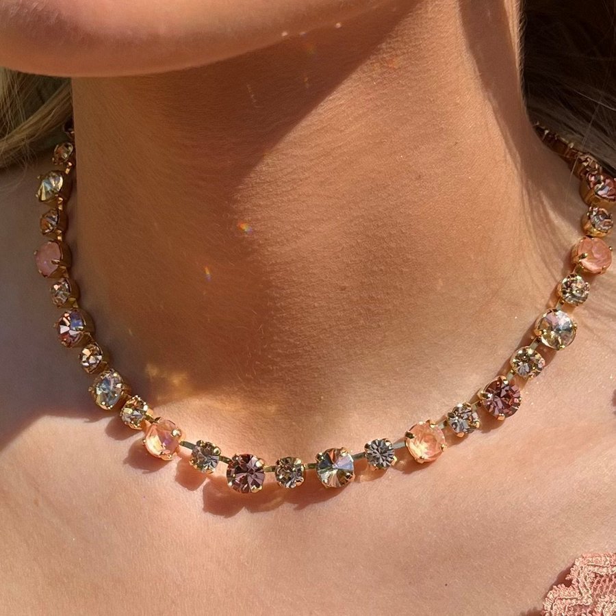 Smycken, kristall, aurora, Preciosa, Swarowski,.. | Köp på Tradera ...