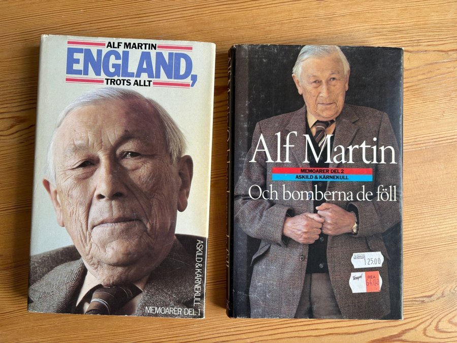 Alf Martin - England, trots allt & Och bomberna.. | Köp på Tradera ...
