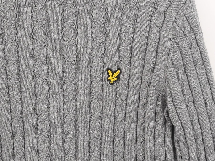 Lyle & Scott Cable Jumper – Kabelstickad tröja .. | Köp på Tradera ...