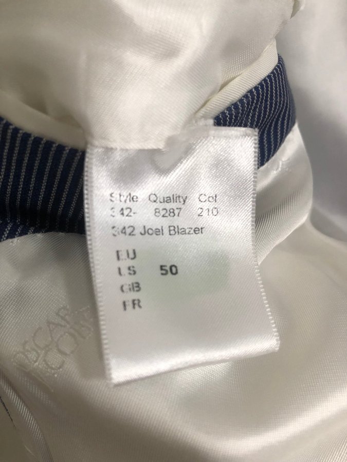 Oscar Jacobson ljusblå kavaj, Joel Blazer, stor.. | Köp på Tradera (711092017)