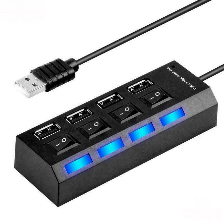 4-Port USB 2.0 High Speed Hub wit.. | Köp från FlixShop på Tradera ...