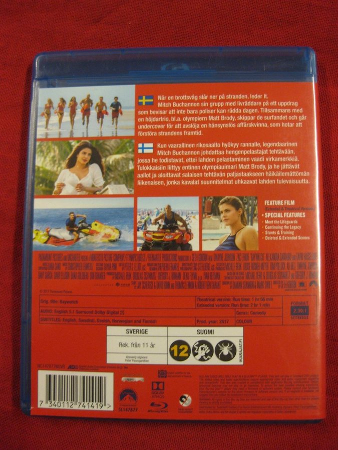 BAYWATCH - EXTENDED CUT - DWAYNE JOHNSON, ZAC E.. | Köp på Tradera ...