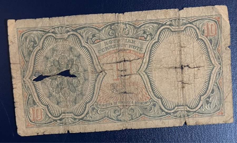 1952–58 Egypt 10 Piastres P.. | Köp från numishubsweden på Tradera ...