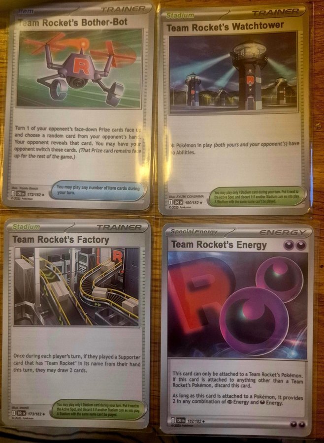 Pokémon 4st Team Rocket Kort | Köp på Tradera (711516797)