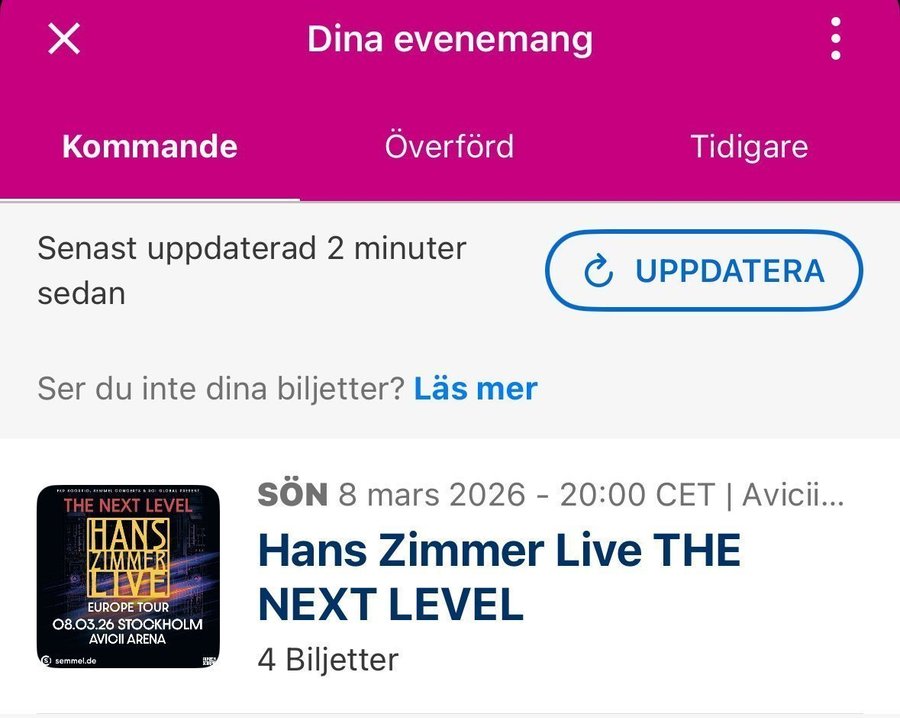4st Hans Zimmer Live - The Next Level, Avicii A.. | Köp på Tradera ...