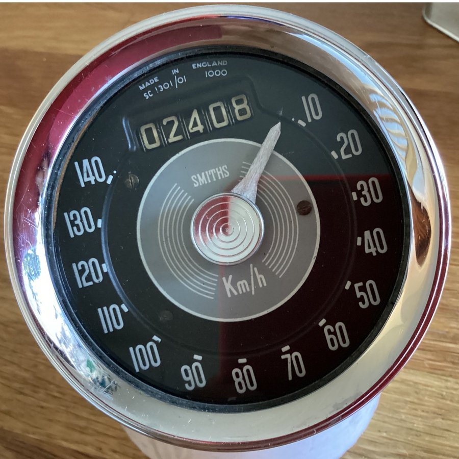 Smiths cronometric 0-140 km Ariel och ev. AJS/M.. | Köp på Tradera ...