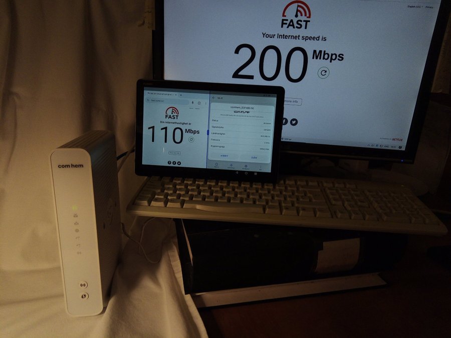 Com Hem Router CBN CH7486E DocSIS 3.0 WiFi 5GHz.. | Köp på Tradera ...