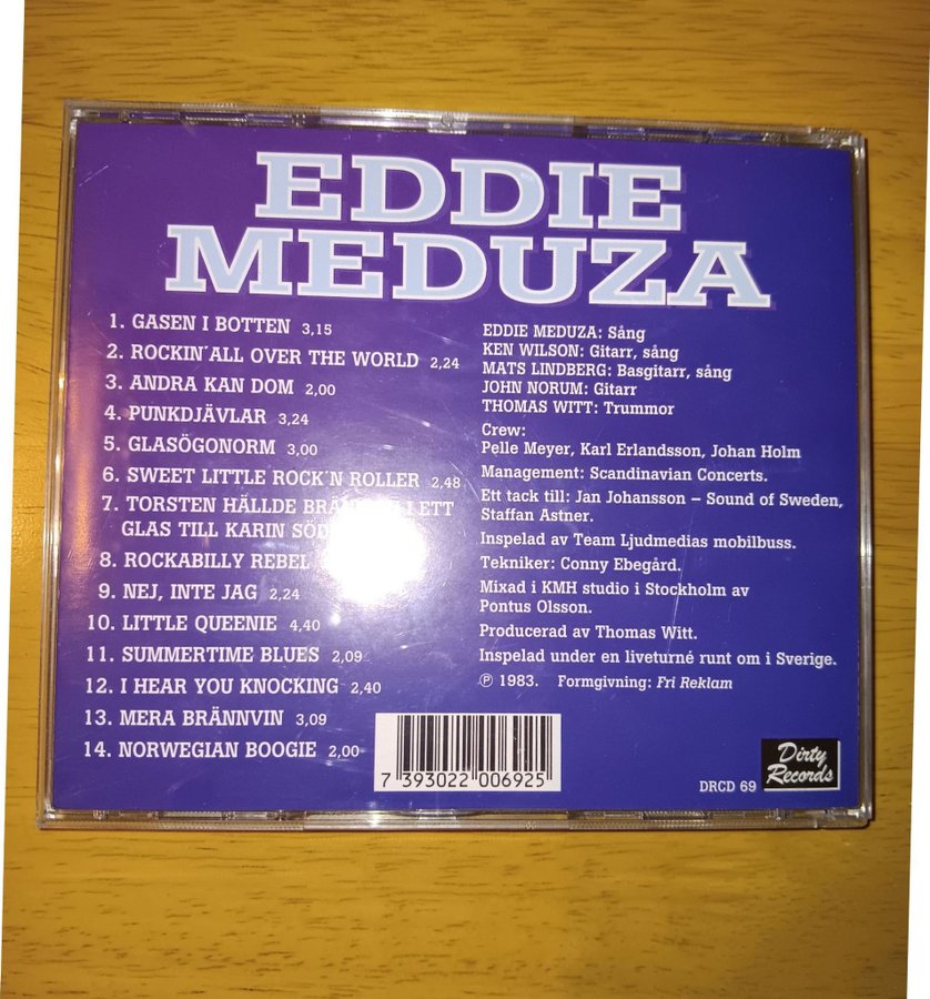 Eddie Meduza - The Roaring Cadillac's Live - CD | Köp på Tradera ...