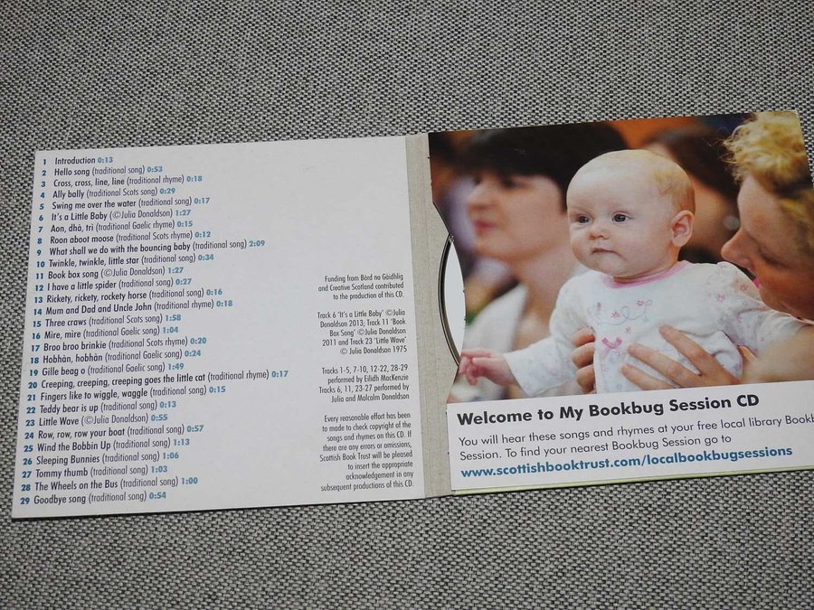 My Bookbug Session CD Songs & Rhymes for you an.. | Köp på Tradera ...
