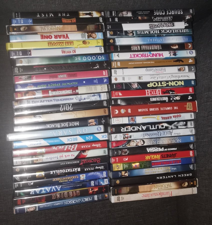 Se produkter som liknar 471 st dvd filmer på Tradera (726186635)