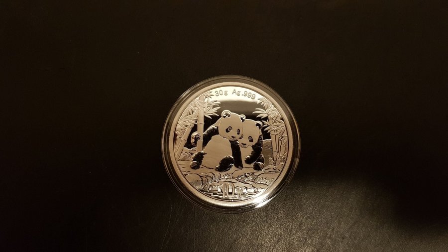 Silver Kina Panda 2026, 30 gram silvermynt! | Köp på Tradera (710190911)