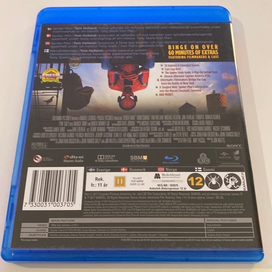 Spider-Man: Homecoming - Blu-ray | Köp på Tradera (711236137)