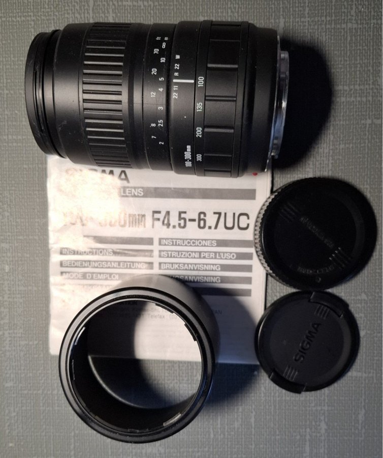 Sigma Zoom 100-300mm F4.5-6.7 UC | Köp på Tradera (715022026)