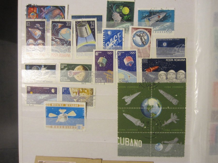 Frimärken olika länder, motiv rymd | Köp på Tradera (711265742)