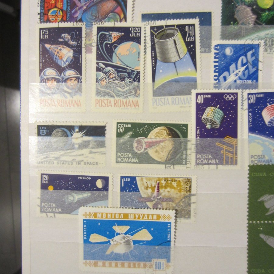Frimärken olika länder, motiv rymd | Köp på Tradera (711265742)