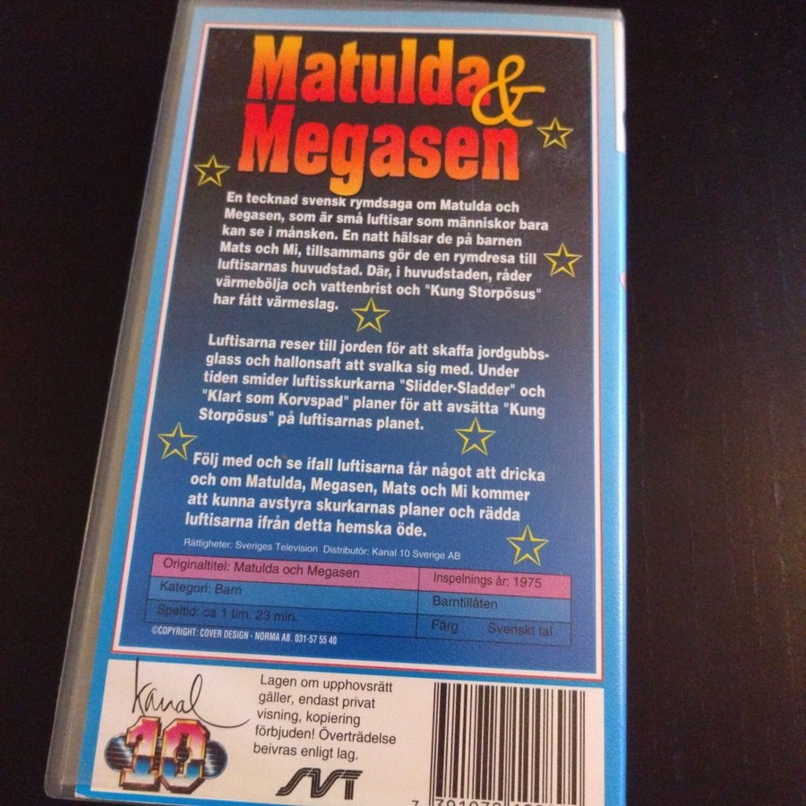 MATULDA OCH MEGASEN - TECKNAD SVENSK RYMDSAGA F.. | Köp på Tradera ...