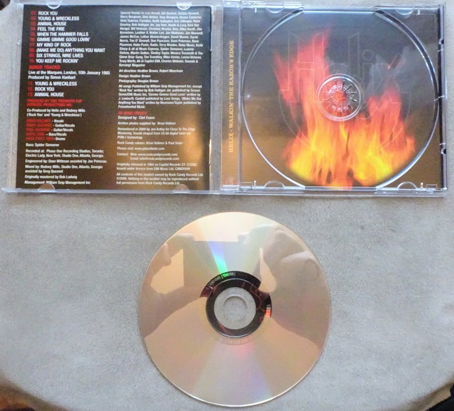 Helix - Walkin' The Razor's Edge ROCK CANDY CD .. | Köp på Tradera ...