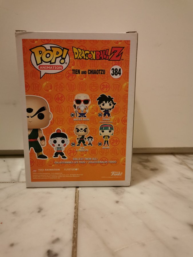 Funko Pop! Dragon Ball Z - Tien and Chiaotzu 384 | Köp på Tradera ...
