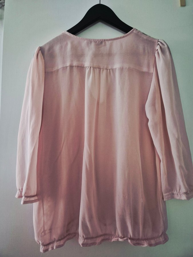 Rosa blus transparent strl s | Köp på Tradera (707604001)