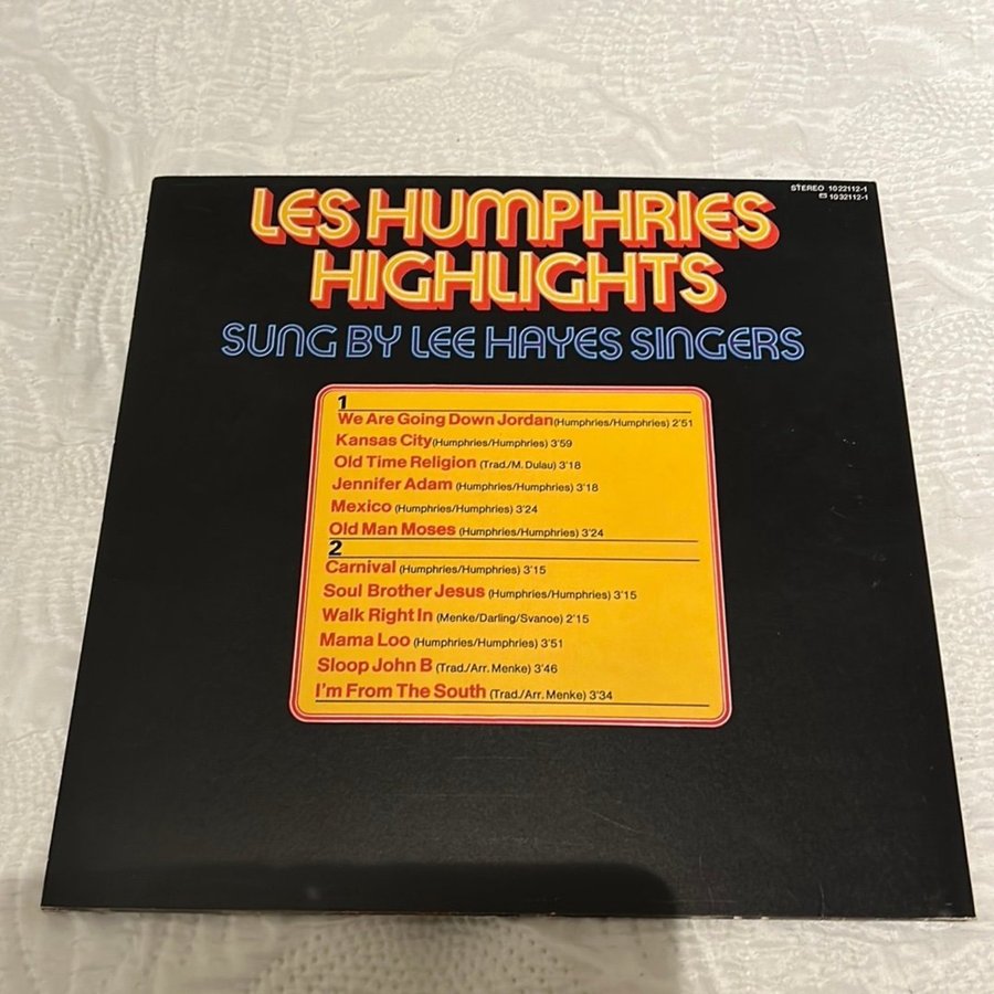 Les Humphries Highlights - Sung By Lee Hayes Si.. | Köp på Tradera ...