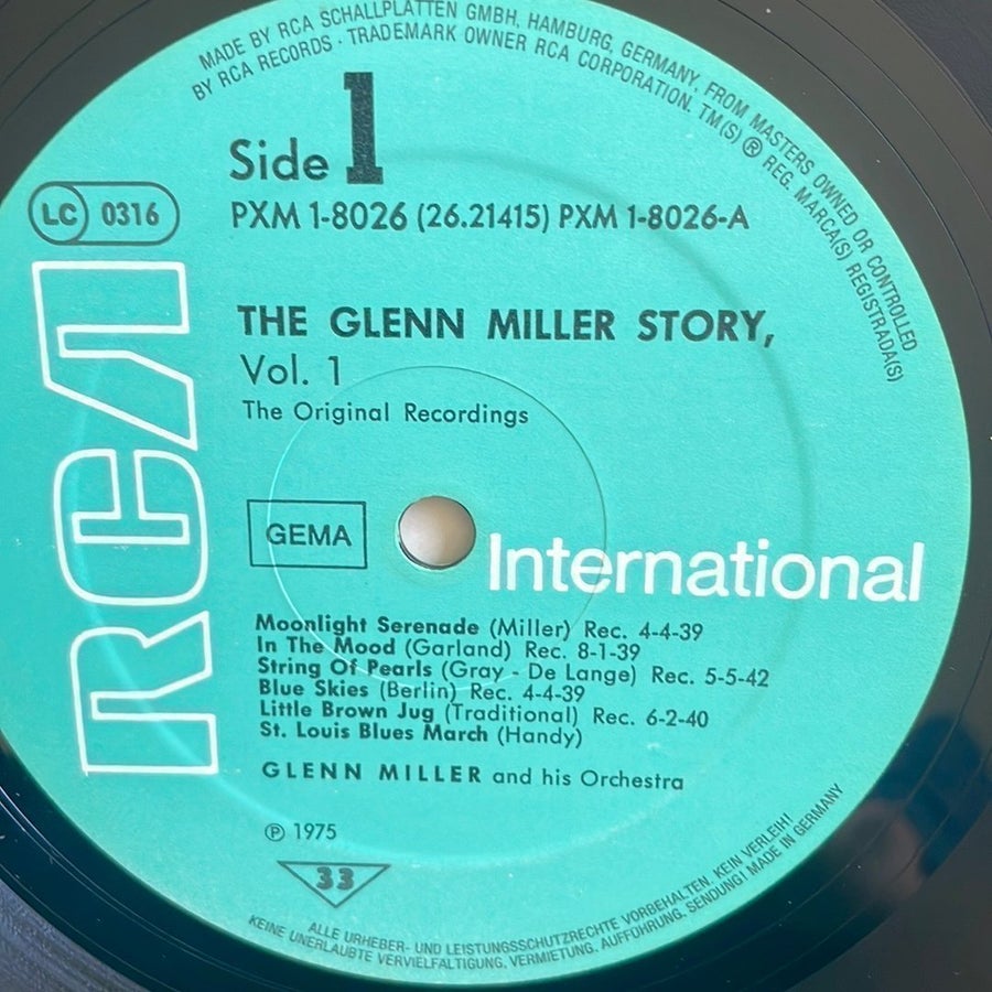The Glenn Miller Story Vol. 1 - Originalinspeln.. | Köp på Tradera ...