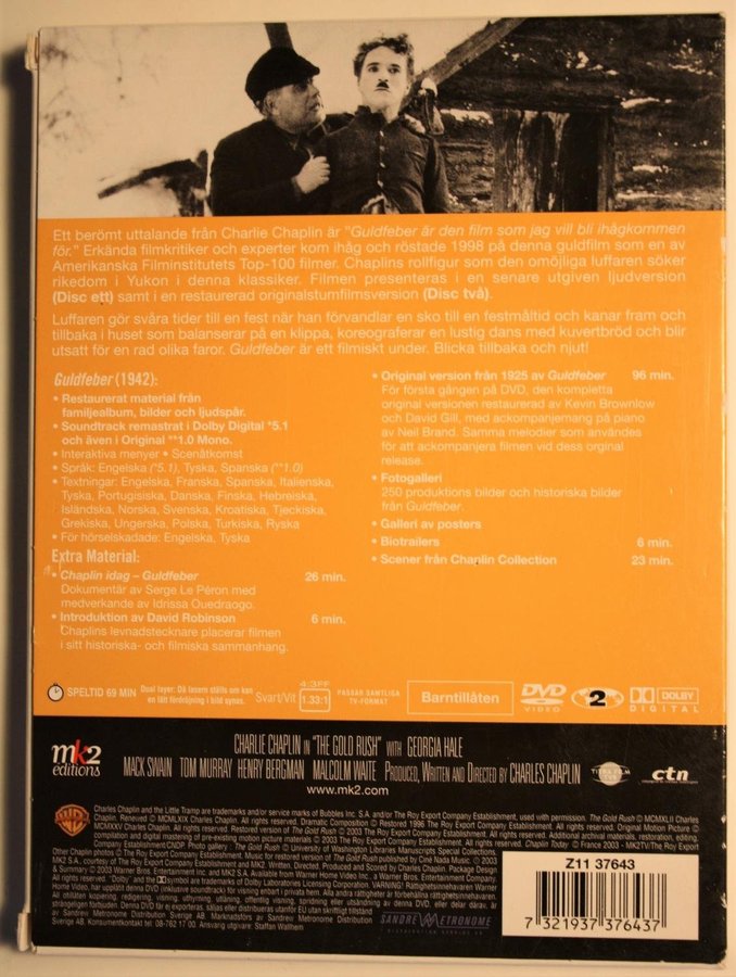 Guldfeber (1925) Charlie Chap.. | Köp från Askers_grums på Tradera ...