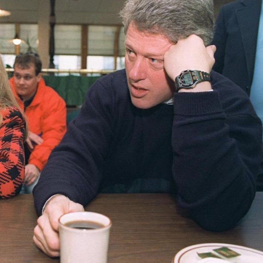 Timex vintage ultra rare ironman Bill clinton p.. | Köp på Tradera ...