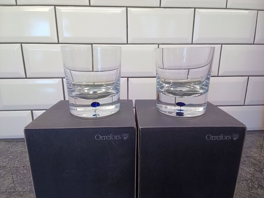 Nya - Orrefors Intermezzo blue - Old Fashioned .. | Köp på Tradera ...