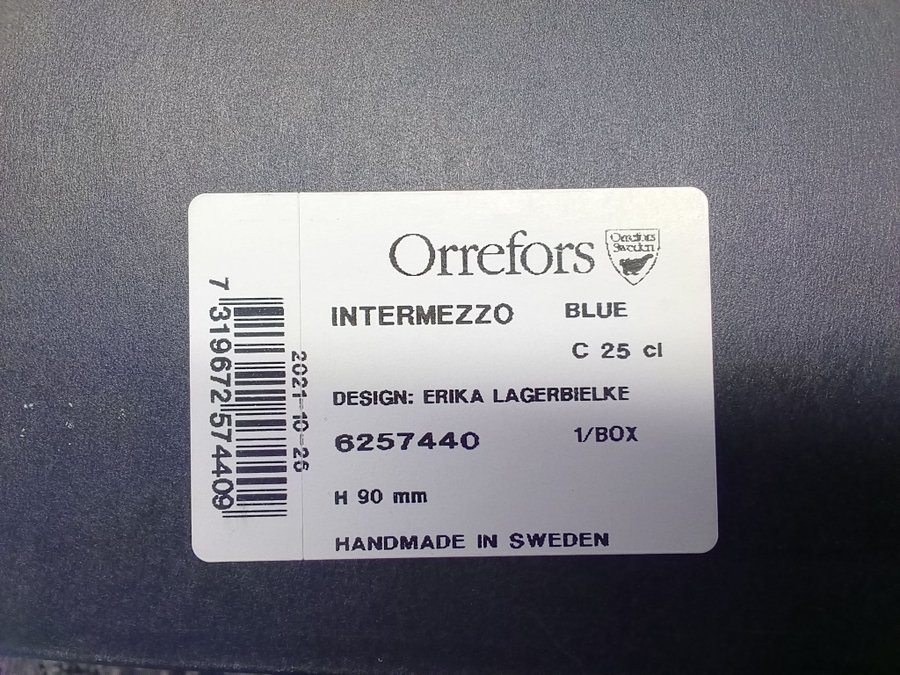 Nya - Orrefors Intermezzo blue - Old Fashioned .. | Köp på Tradera ...