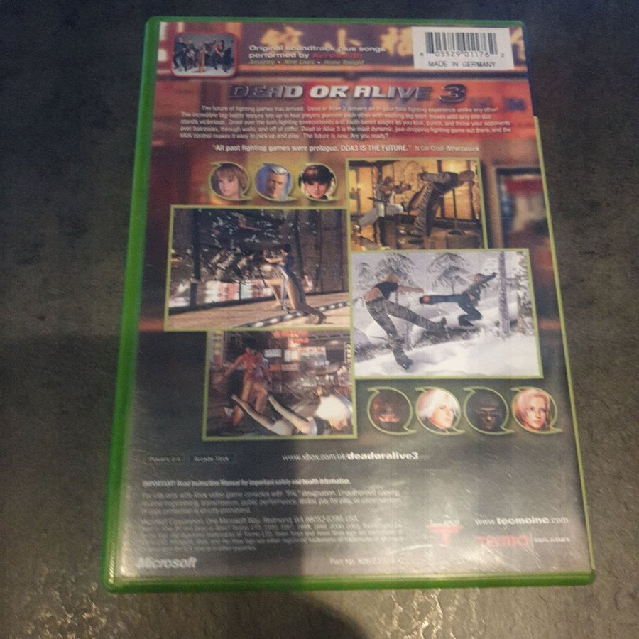 Dead or Alive 3 - Xbox | Köp på Tradera (711159245)