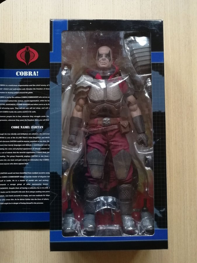 Sideshow collectible Zartan gi joe 1/6 scale | Köp på Tradera (595271958)