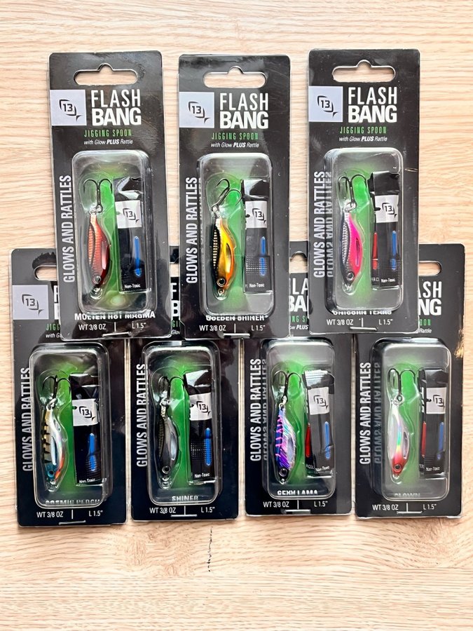 Se produkter som liknar 7st Flash Bang Jigging Rattle.. på Tradera ...