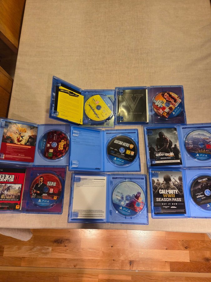 PS4 Spel - Cyberpunk 2077, GTA V, Red Dead Rede.. | Köp på Tradera ...