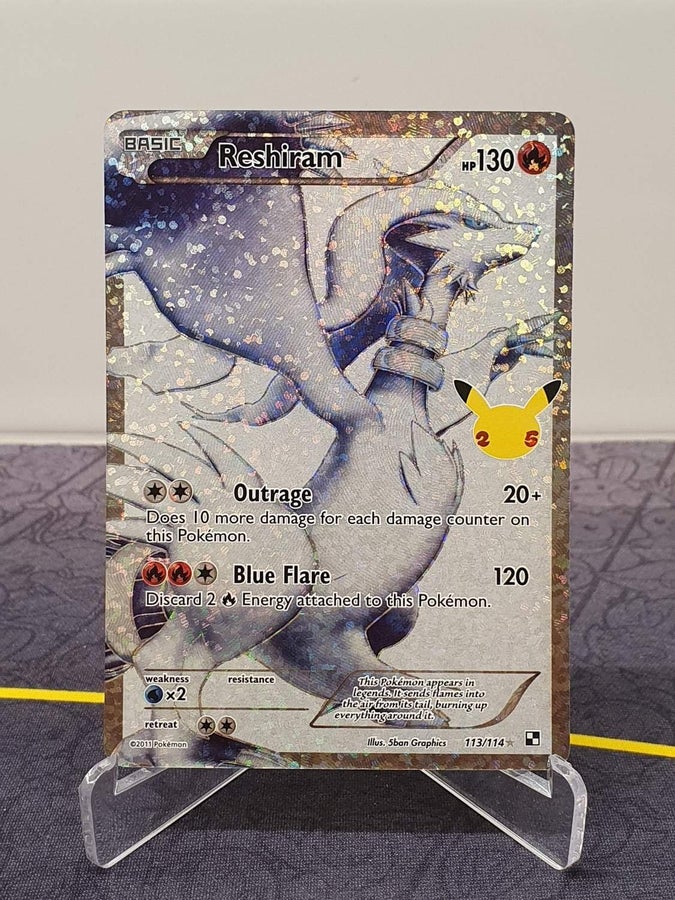 RESHIRAM 113/114 - Ultra Rare Full Art - Celebr.. | Köp på Tradera ...