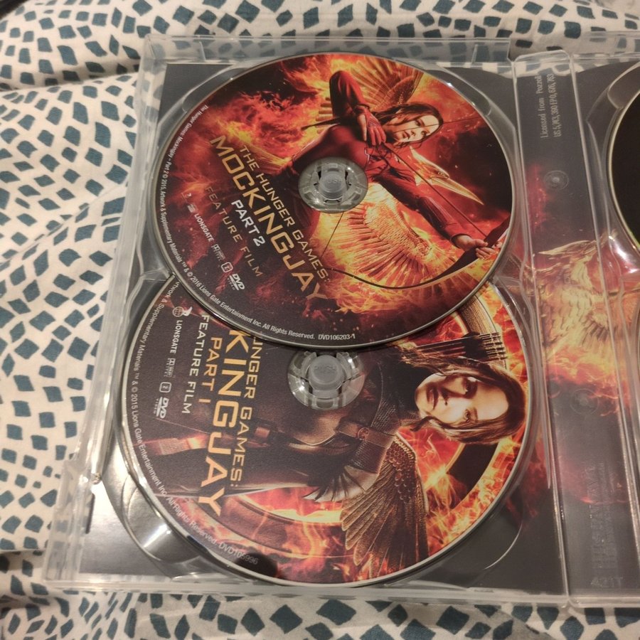 The Hunger Games - Complete 4-Film Collection DVD | Köp på Tradera ...