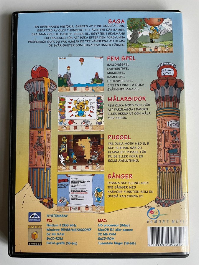 Bamse i Egypten – spel för både PC och Mac | Köp på Tradera (654632033)