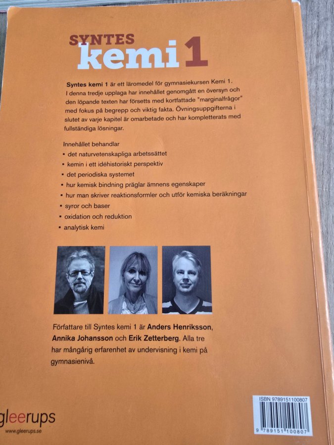 Syntes Kemi 1, Anders Henriksson, Annika Johans.. | Köp på Tradera ...