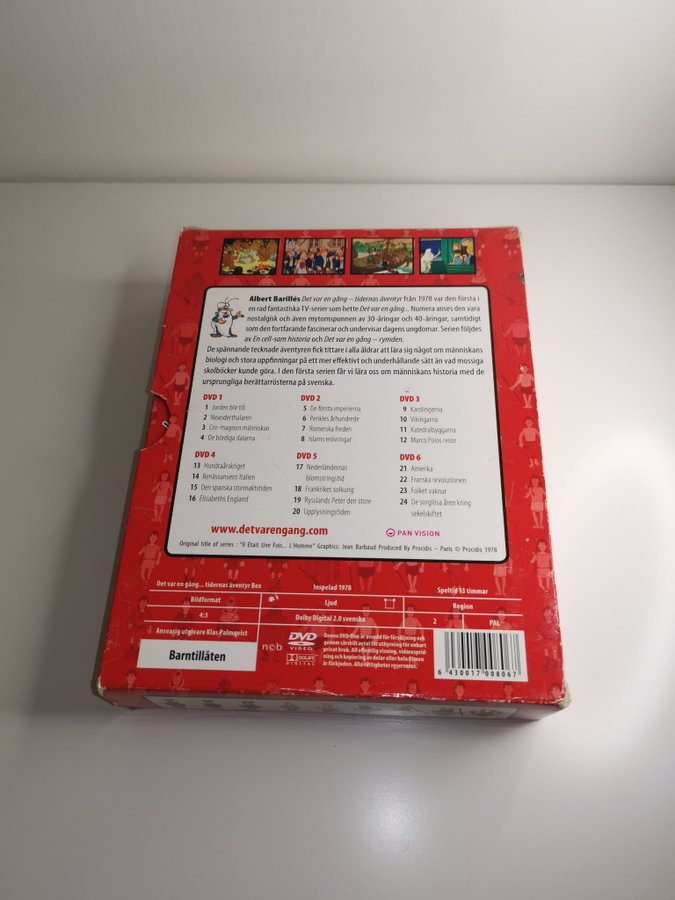 Det var en gång - Tidernas Äventyr DVD Box | Köp på Tradera (711217423)