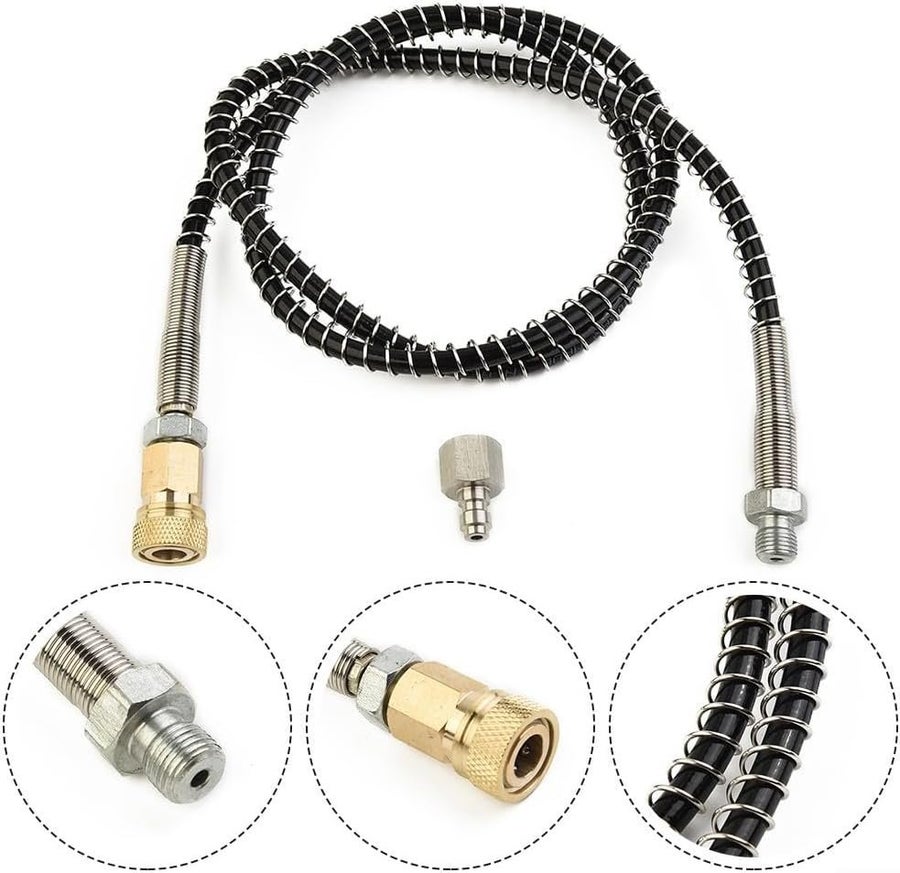 90cm Paint-ball Airsoft Fill Whip Hose • PCP DN.. | Köp på Tradera ...