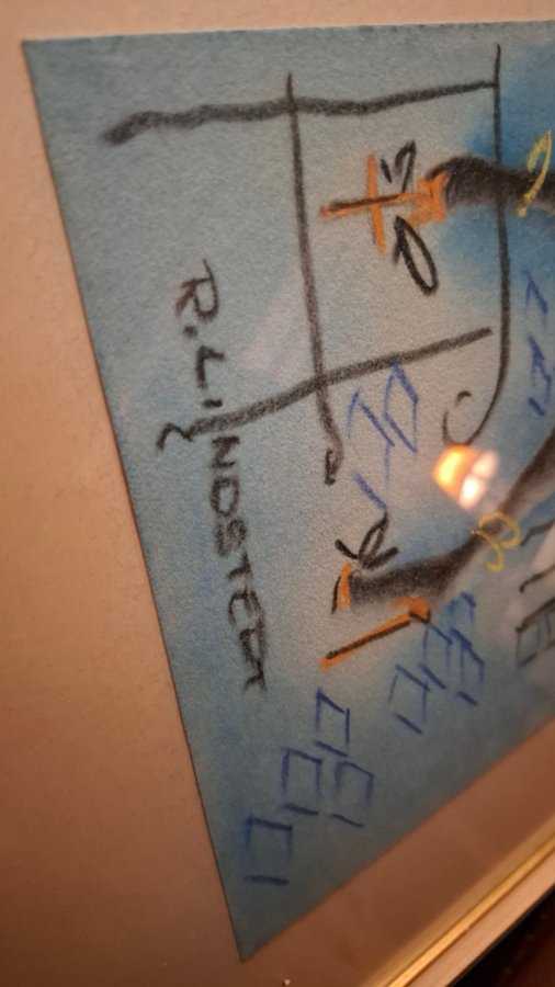 Målad tavla, Signerad R.Lindstedt, kvinna med b.. | Köp på Tradera ...