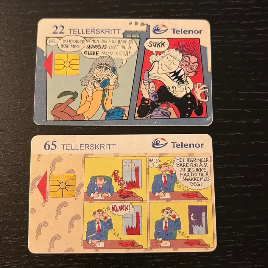Norska Telefonkort med tecknad serie | Köp på Tradera (713448788)