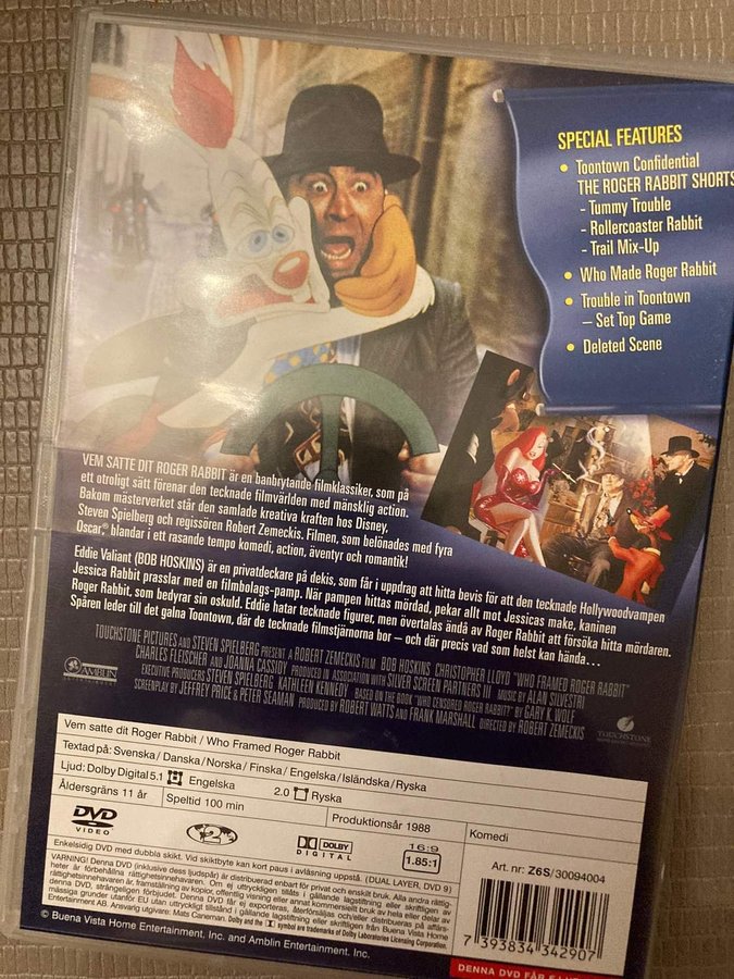 Vem satte dit Roger Rabbit | Köp på Tradera (591625148)