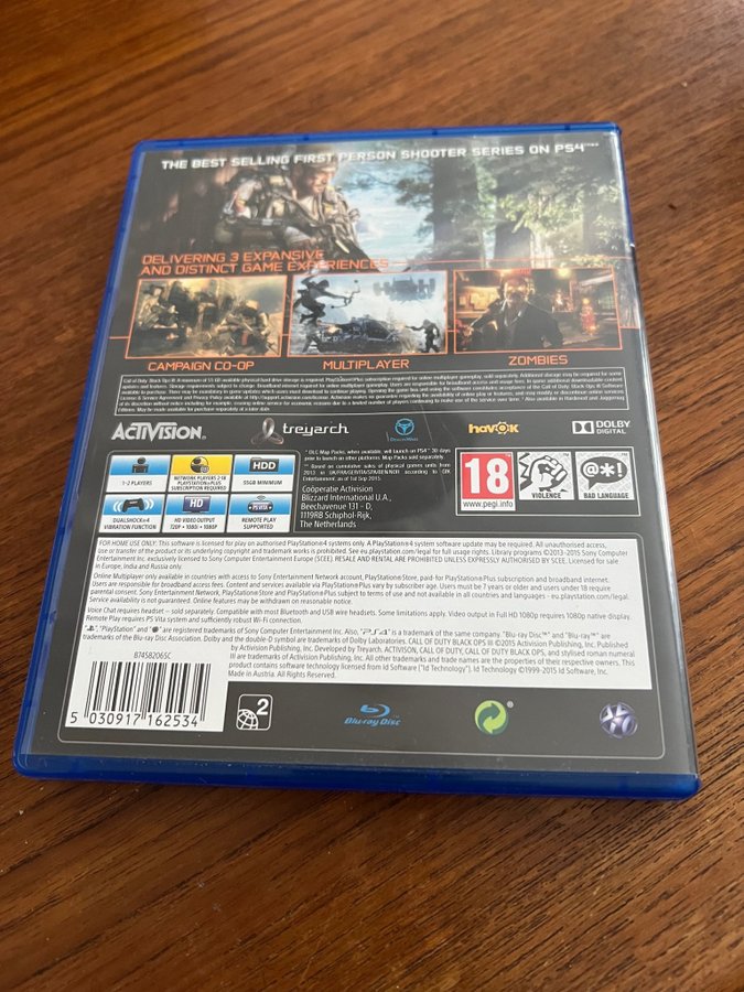 Call of Duty Black Ops III till PS4 | Köp på Tradera (713400223)