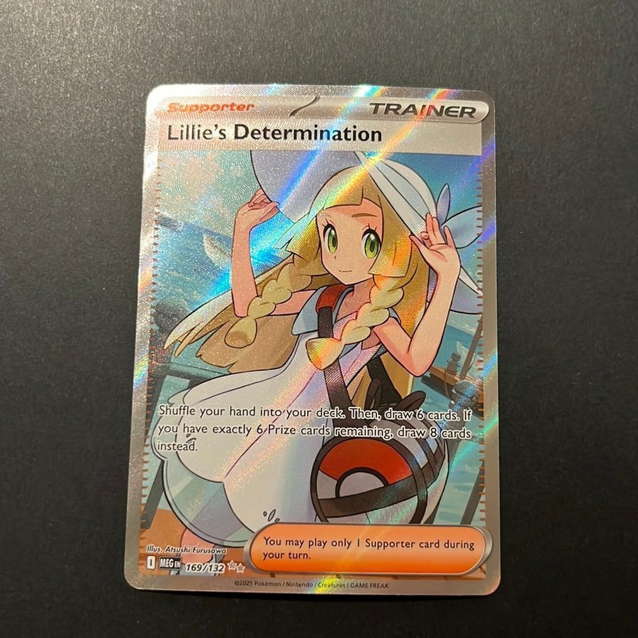 Lillie’s Determination 169/132 - Pokemon Mega E.. | Köp på Tradera ...