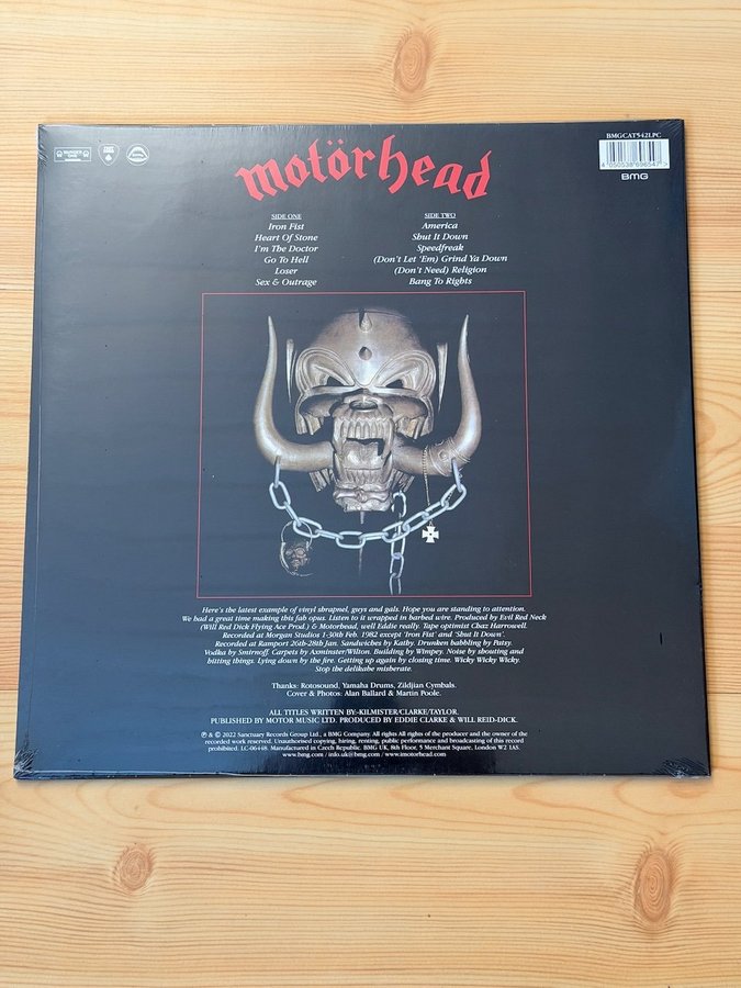 Motörhead - Iron Fist 40th Anniversary - Limite.. | Köp på Tradera ...